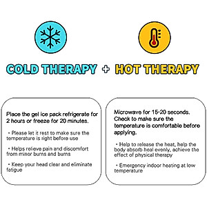 HI FINE CARE 5 Pcs Boo Boo Ice Pack, Kid Reusable Ice Pack, Auxiliary Fever Reduction, Hot Cold Pack for Kids Injuries, Wisdom Teeth, Baby Colic, Gas and Upset Stomach, Pain Relief, Fever, Headaches