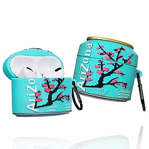 Cases for Airpod Pro Case, Cute 3D Funny Drinking Bottle Air pods Pro Case, Soft Silicone Portable Cover Fashion Cool Fun Stylish Air Pods Pros Shell Cases for Girls Women Boys Kids Teen