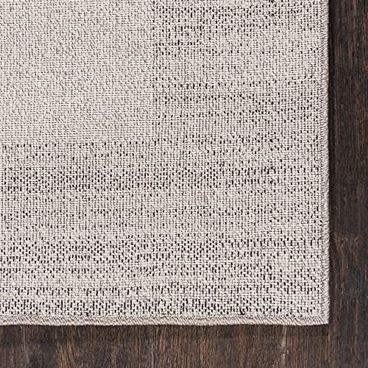 Unique Loom Del Mar Collection Area Rug - Abigail (2' 7" x 10' Runner, Light Gray/ Black)