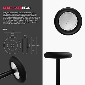 MDF Instruments Queen Square Neurological Reflex Hammer with Pointed tip for Superficial responses with MDF LUMiNiX Illuminator Medical Professional Diagnostic Penlight