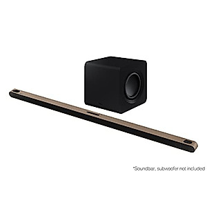 SAMSUNG Ultra Slim Soundbar Bezel, Accessory for S800B and S801B Sound Bars, Customizable to Match The Frame TV Bezels, 2022, VG-SCFBS8BW/ZA, Brown