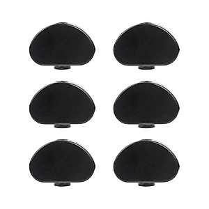 BQLZR 6pcs Guitar Tuner Buttons Full Size Buttons Alloy Machine Heads,Hole Diameter 4mm,Metal Guitar Tuning Buttons For Acoustic Guitar Line Up and Push on to Install