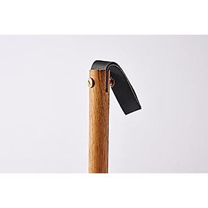 Mud Pie Paper Towel Holder, Black, 15 1/4" x 5 1/2" Dia