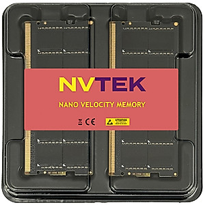 NVTEK 32GB (2X16GB) DDR4 2400MHZ PC4-19200 SODIMM 2Rx8 1.2V 260-PIN Non-ECC Laptop PC Computer Memory KIT