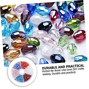 COHEALI 1 Pack Crystal Beads Bracelet Kit Beads Bracelets Beads Decorative Beads Round Beads Round Bracelet Beads Gemstone Beads Glass Beads Parts DIY Jewelry Making Accessory Necklace