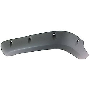 JIJIGUA 1pc Fender Flares Front Left Driver Primed Pre-Painted Thermoplastic Bolt-On Style 11606828 CH1268116 5JR69CD7AG,Easy to install,adapt to your car,Free return