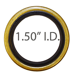 Rigid Hitch Incorporated Trailer Hub Kit (BT-150-F) 5 Bolt on 4-1/2 Inch Circle - Fits 1" and 1-1/16" Spindle