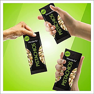 Wonderful Pistachios In Shell, Roasted and Salted Nuts, 1.5 Ounce Bag (Pack of 9), Protein Snack, On-the-Go, Individually Wrapped Healthy Snack