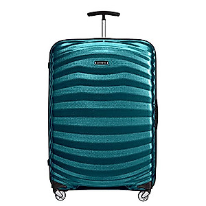 Samsonite Lite-Shock Suitcase, 75 cm, 98.5 Liters, Petrol Blue