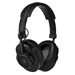 MASTER & DYNAMIC MH40 Wireless Over-Ear Headphones - Noise Isolating with Mic - Professional Studio Headphones with Bluetooth Capability, Black