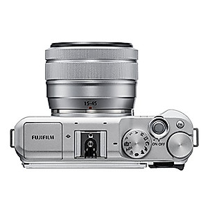 Fujifilm X-A5 Mirrorless Digital Camera w/XC15-45mmF3.5-5.6 OIS PZ Lens - Silver