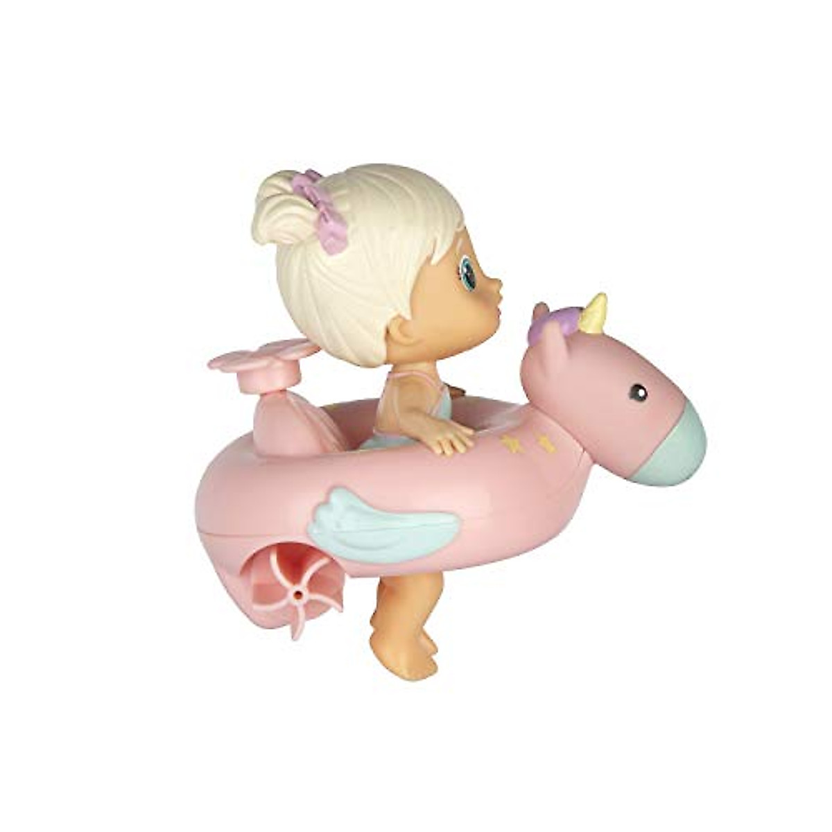 Bloopies Floaties Bath Toy - 4 Doll Set + Organizer