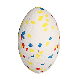 Keebgyy Dog Color Rugby Toy, Bite Resistant Teeth Grinding Balls Toy, High Bouncing Power Interactive Floating Dog Chew Toy Balls, Durable Dog Toys Rugby Shape for Dogs, for Medium Large Dogs