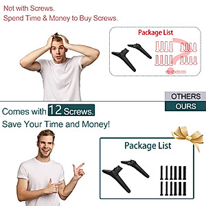 Stand for LG TV Legs, TV Legs for 60 65 in LG TV Stand 65UR8000 60UJ6050 60UK6090 60UM6900 60UM7200 60UN7000 60UN7000PUB 65UK7700 65UM6900 65UM7400 65UM7650 65UN6950 65UN6955ZUF 65UN8500 65UN8050