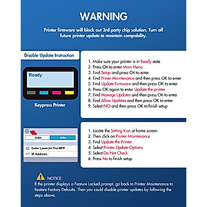 414A Toner Cartridge 4 Pack (with Chip) - 414X Replacement for HP 414A HP 414X, Compatible with HP Color Laserjet Pro MFP M479fdw Toner, Color Laserjet Pro M454dw M454dn M480f M455dn Printer | W2020A