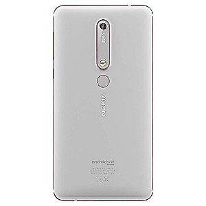 Nokia 6.1 TA-1045 32GB Unlocked GSM 4G LTE Android Phone w/ 16MP Camera - White/Iron (Renewed)