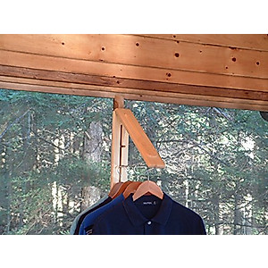 InstaHANGER Country Classic Closet Organizer, The Original Folding Drying Rack, Wall Mount