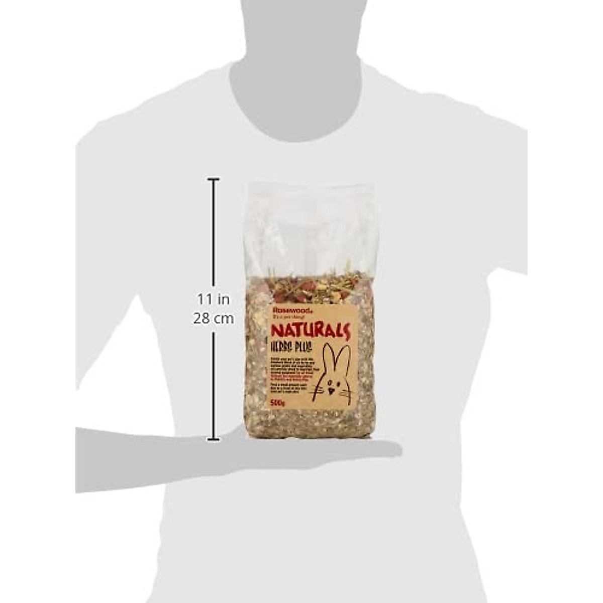 Naturals Rosewood Herb Plus Small Animal Treat (500g)