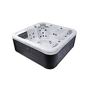 Bueno Spa New York 6 - Person 49 - Jet Hot Tub, Sterling Silver, Gray