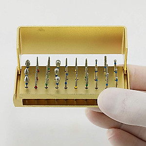 Acxico 30Pcs Diamond High SpeedDrill for Polishing Ceramic Composite