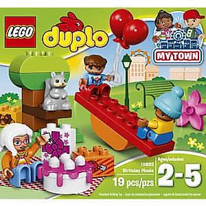 LEGO DUPLO My Town Birthday Party 10832, Preschool, Pre-Kindergarten Large Building Block Toys for Toddlers