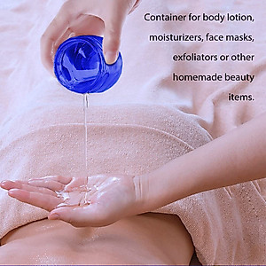 Bumobum 2 oz Glass Jars with Lids, 3 pack Small Jars with White Labels & Inner Liners, Multicolor 60 ml Empty Round Cosmetic Containers for Sample, Powder, Cream, Lotion, Spice