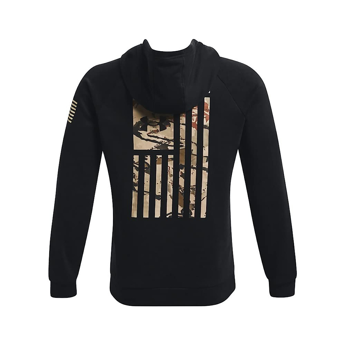 Under Armour mens New Freedom Flag Hoodie, Black (002)/None, X-Large