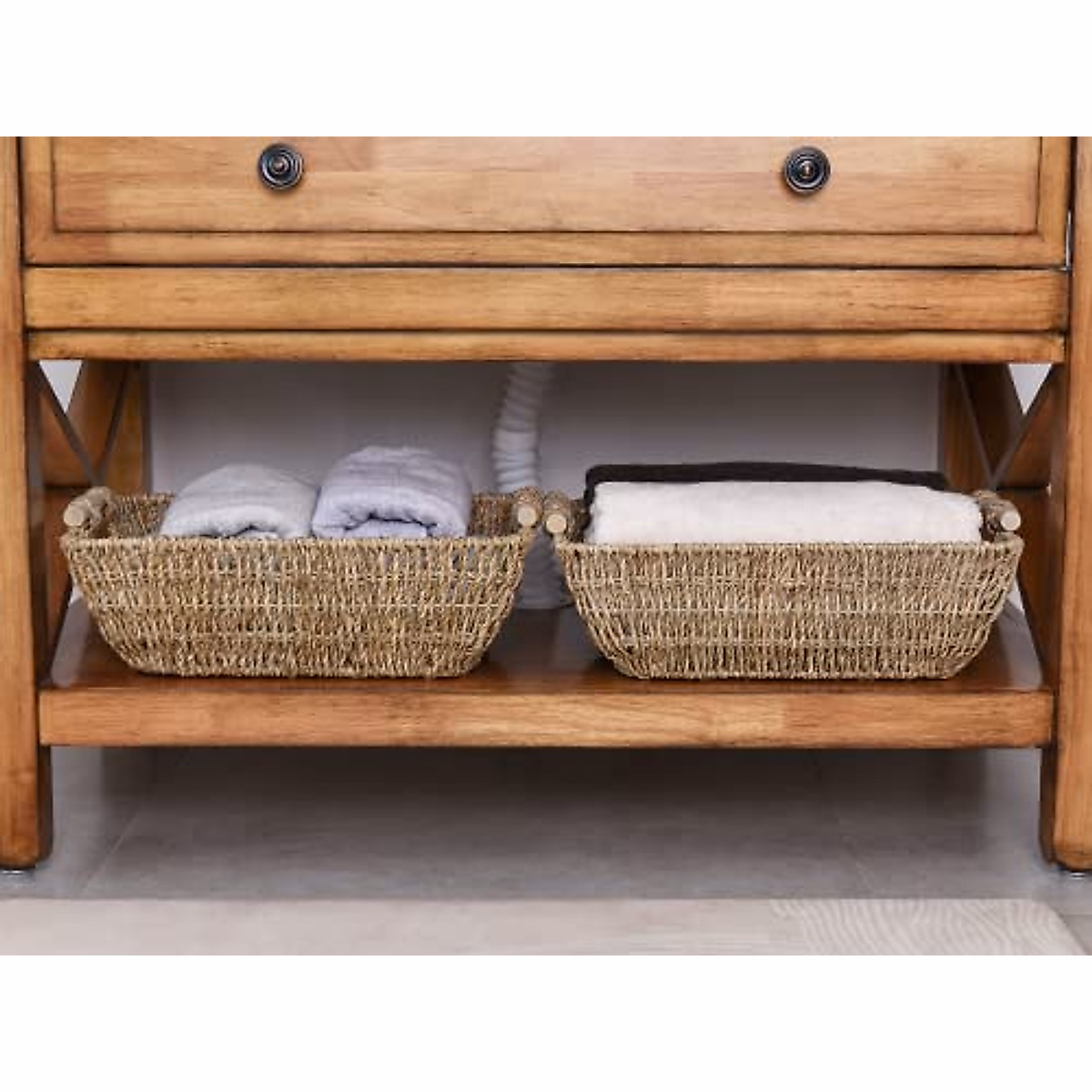 StorageWorks Seagrass Storage Baskets