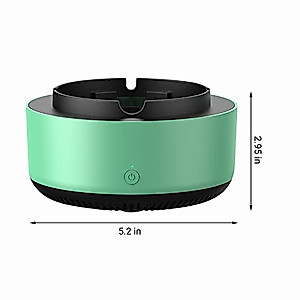 Gecau 2 in 1 A𝚒r Purifier Smokele𝚜𝚜 Ashtray, Aromatherapy Machine, Timing Function, Automatic Shut-Off, Best for Home Car or Office