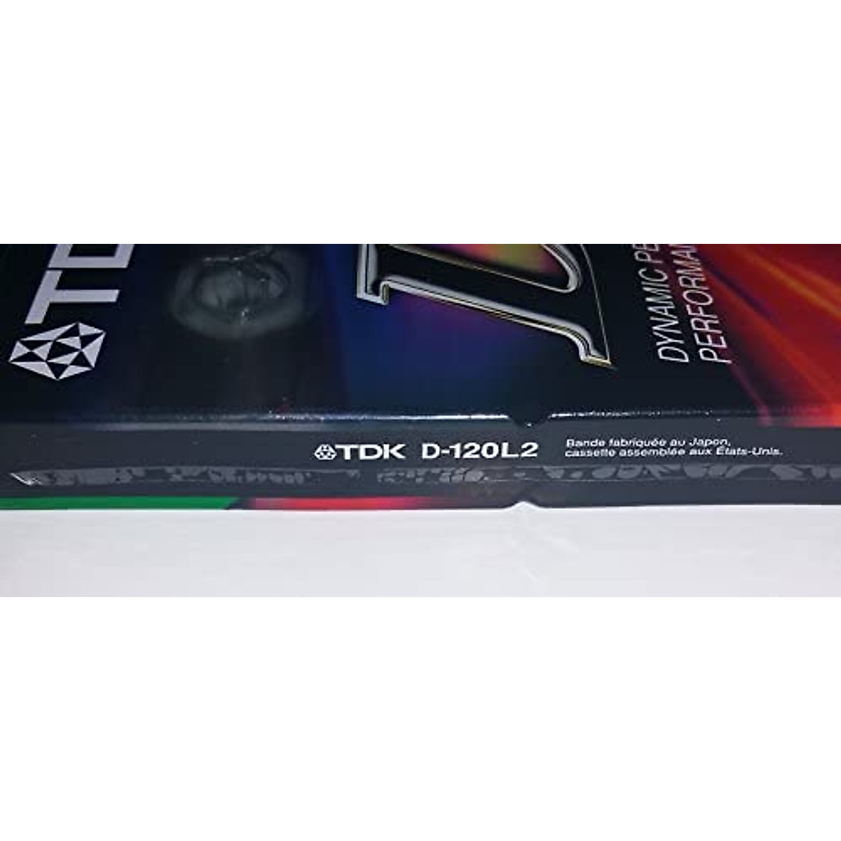 TDK D120 Dynamic Performance High Output IECI/Type I Normal Position Audio Cassettes D-120L2-2 Pack