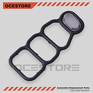 OCESTORE VTEC Solenoid Spool Valve Filter 15826-RDV-J01 for Hybrid Odyssey Pi-lot V6 Spool Valve Gasket Seal 15826RDVJ01
