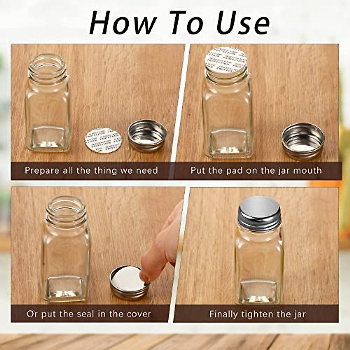 Tondiamo 150 Pcs Pressure Sensitive Seals Foam Lid Liner Bottle Seals Waterproof Safety Tamper Resistant Sealing Gasket Activated Seals for Glass Jar Plastic Lid Canning Vials(1.38 Inch/ 35 mm)