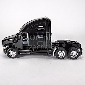 KiNSMART Kenworth T700 Container Truck 1:68 Die Cast Metal Model Toy Truck Black