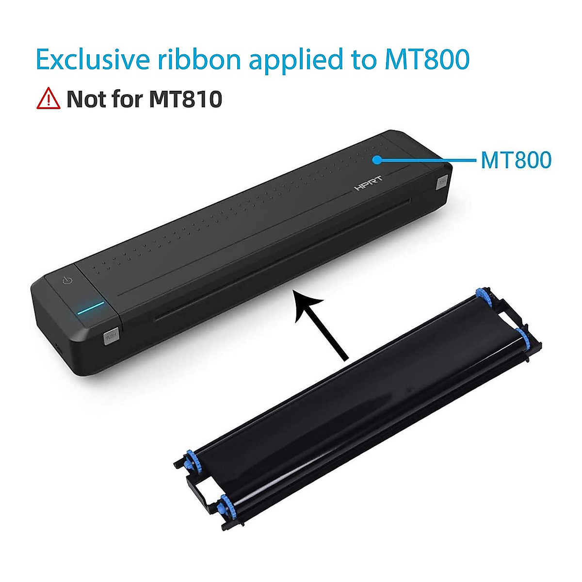 HPRT Exclusive Thermal Ribbon - Support MT800 (216mm) Portable Thermal Printer-New Version