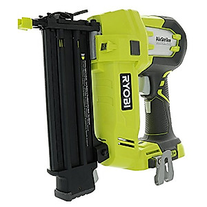Ryobi 3 Piece 18V One+ Airstrike Brad Nailer Kit (Includes: 1 x P320 Brad Nailer, 1 x P102 2AH 18V Battery, 1 x P117 IntelliPort Dual Chemistry Battery Charger) (Renewed)