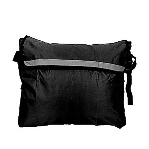 Wheelchair Side Bag Arm Rest Holder Pouch Wheel Chair Accessories Organizers Storage Bag for Elderly Seniors Adults Black
