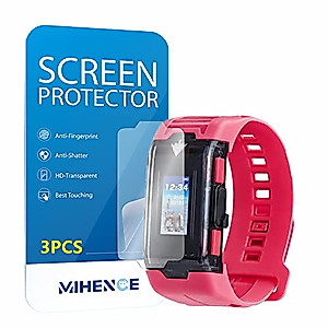 MIHENCE Compatible for Bandai Vital Bracelet BE Screen Protector, HD Premium Real Screen Protector for Vital Bracelet BE [ 3PCS ] [ TPU ]