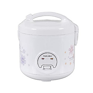 TAYAMA Automatic Rice Cooker & Food Steamer 10 Cup, White (TRC-10RS)