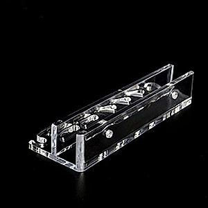 BASE WAVE Aquascape Maintenance Tool Holder for Aquatic Plants-5-1/2''(140mm) Rimless Tank Mount,up to 9/16''(15mm) Glass