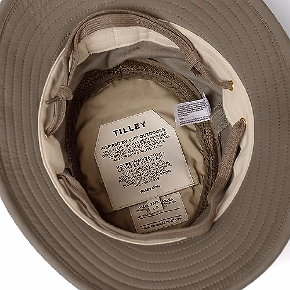 Tilley Womens T5mo Organic Airflo Sun Hat, Olive, 7 5/8 US