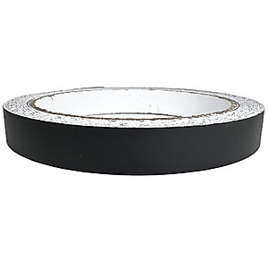 LZLRUN Black Matte Air-Release Adhesive Vinyl Tape Roll - Come with Installation Tool Set (1/2" x 30ft)