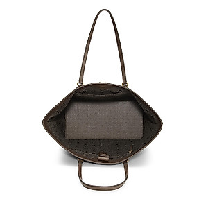 Balenciaga, Pre-Loved Balenciaga x Gucci Beige Coated Canvas Hacker Graffiti Tote Large, Brown