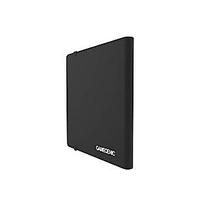 Gamegenic Casual Album 24-Pocket, Black, 480 Card Capacity, Polypropylene Material