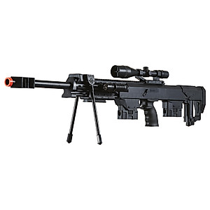 GoldenBall Sniper 300 FPS Spring Airsoft Rifle & Pistol Combo Gun Set