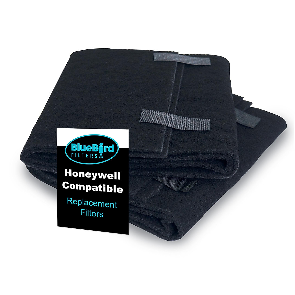 BlueBird Filters Replacement Carbon Prefilter, Fits Honeywell 50250-S, Charcoal, 2-Pack
