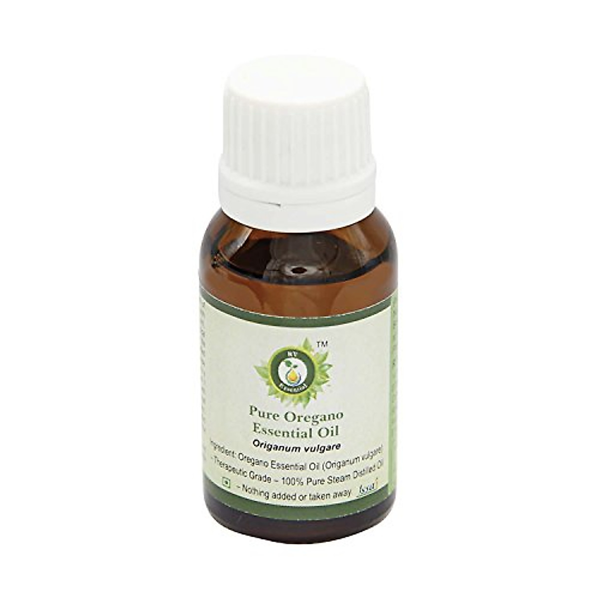 R V Essential Pure Oregano Essential Oil 5ml (0.169oz)- Origanum Vulgare (100% Pure and Natural Therapeutic Grade)