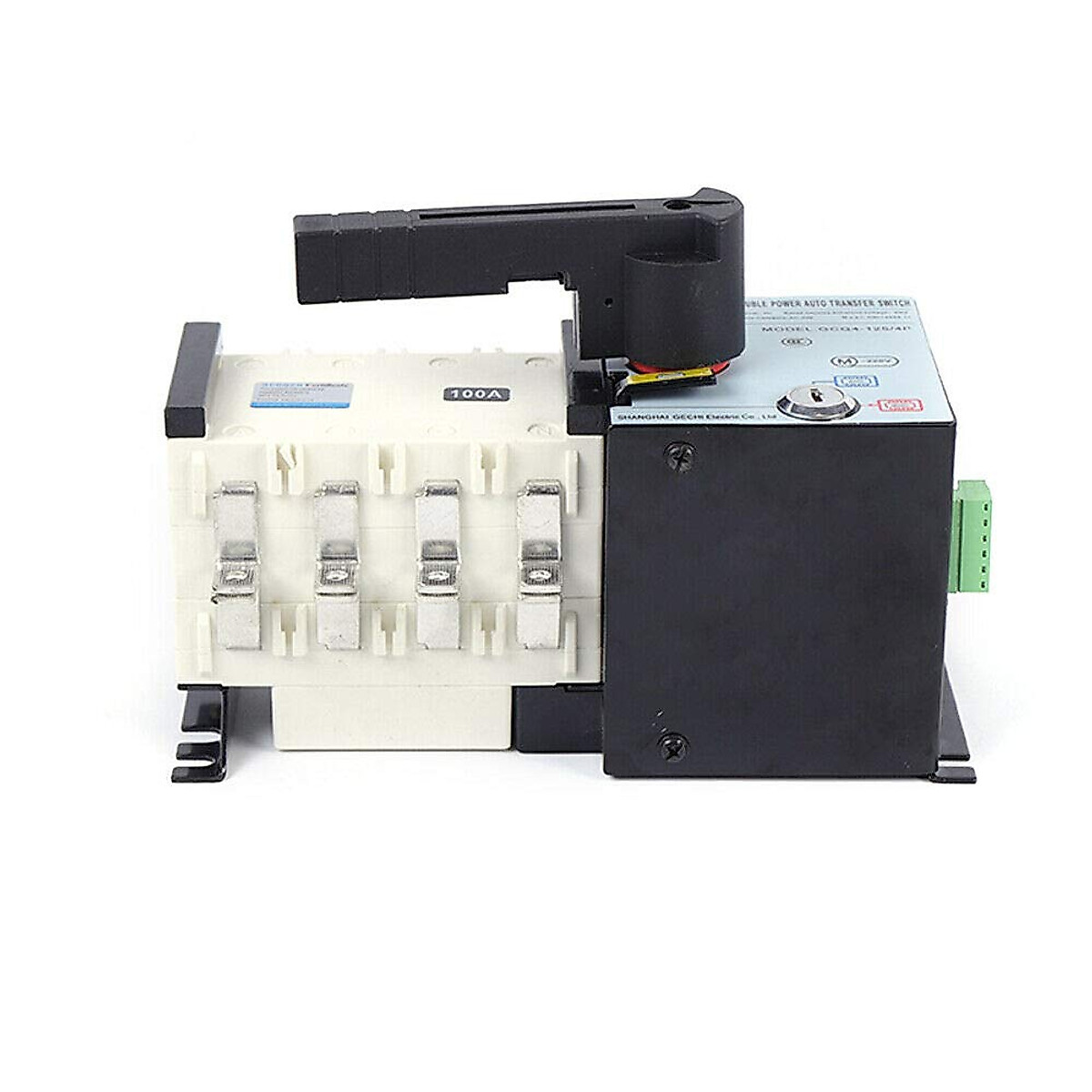 4P Dual Power Automatic Transfer Switch for Generator Changeover Switch 400V 100A (4P/100A)