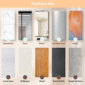 Shower Caddy Suction Cup Storage Rack Clear Acrylic Shower Shelves Glacier Water Ripples Corner Shelf For Bathroom Shower Accessories,gray Big