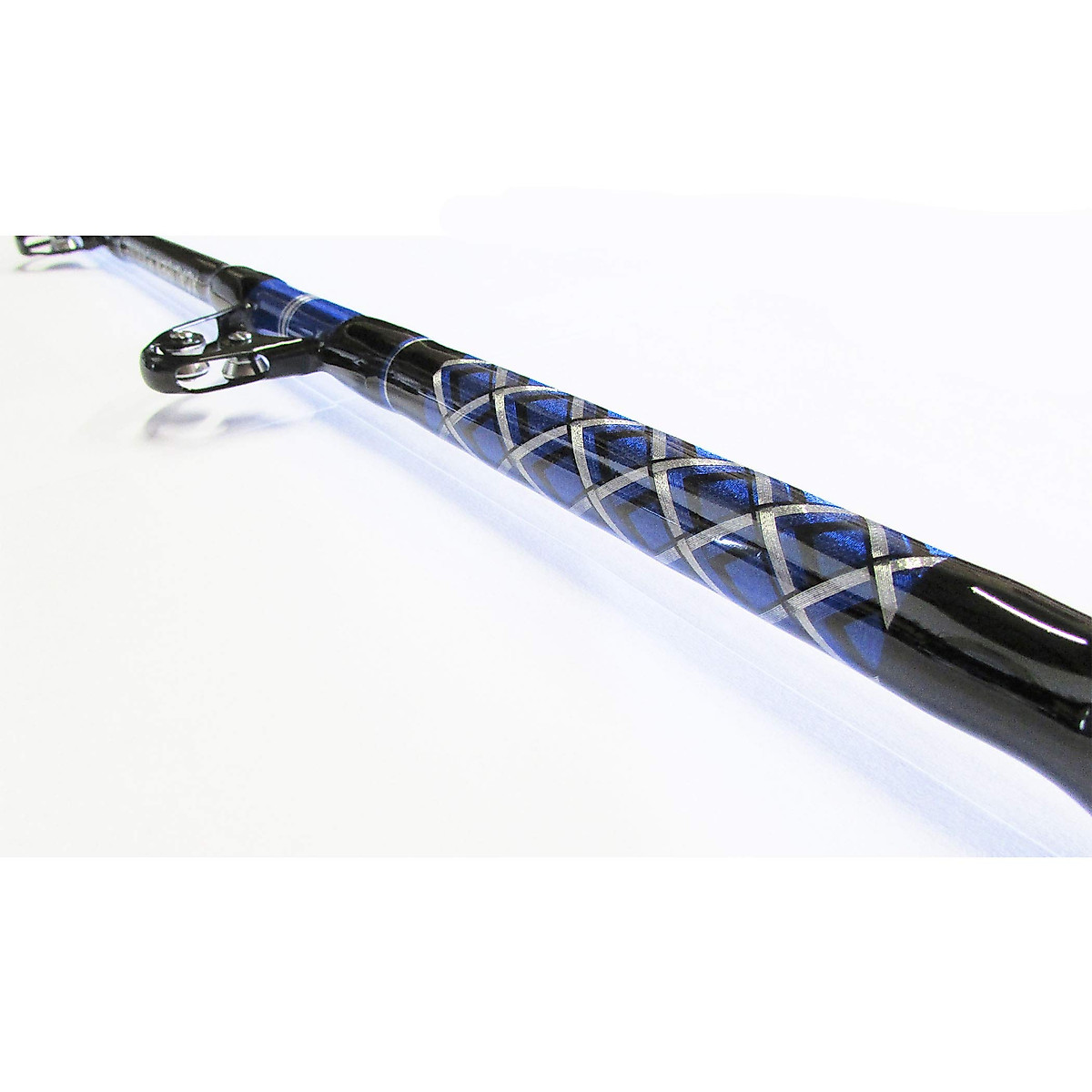 Xcaliber Marine Pair of 6' 50-80 LB PRO Tournament Series Saltwater TROLLING RODS Includes Bent and Straight Butt