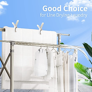 TRENDYSUPPLY 9 Pack Beach Towel Clips, Plastic Clothespin, Heavy Duty Laundry Clips to Keep Your Towel, Clothes, Blankets from Blowing Away, Strong Clamps for Cruise Chairs(Khaki)